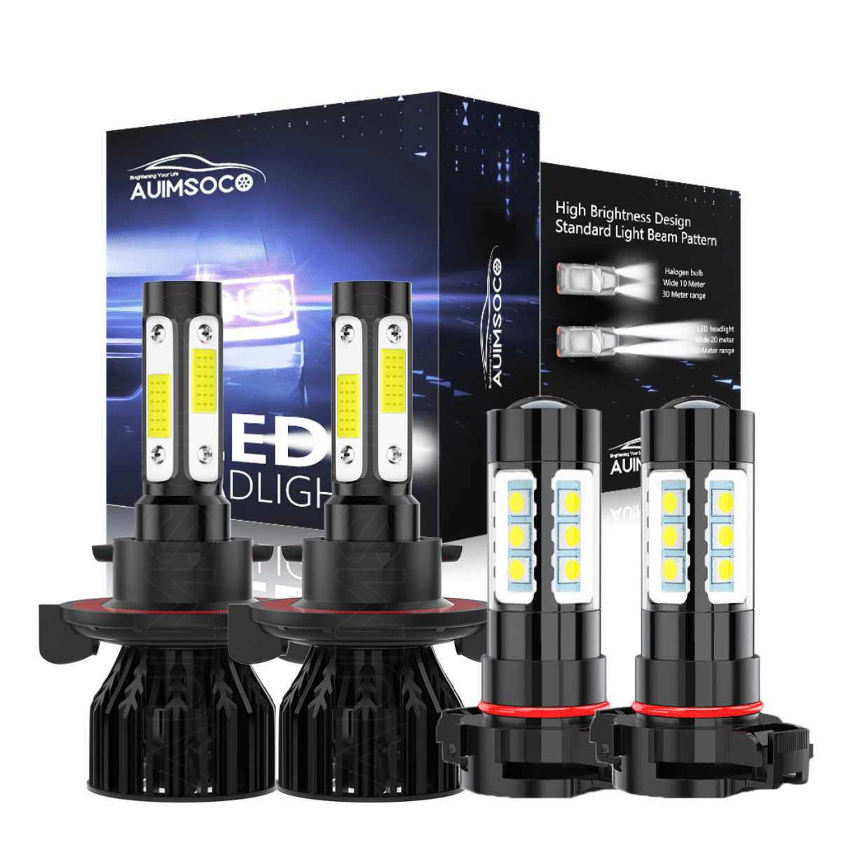 For Chevrolet Camaro Coupe 2-Door 2010-2013 LED Headlight Fog Light ...