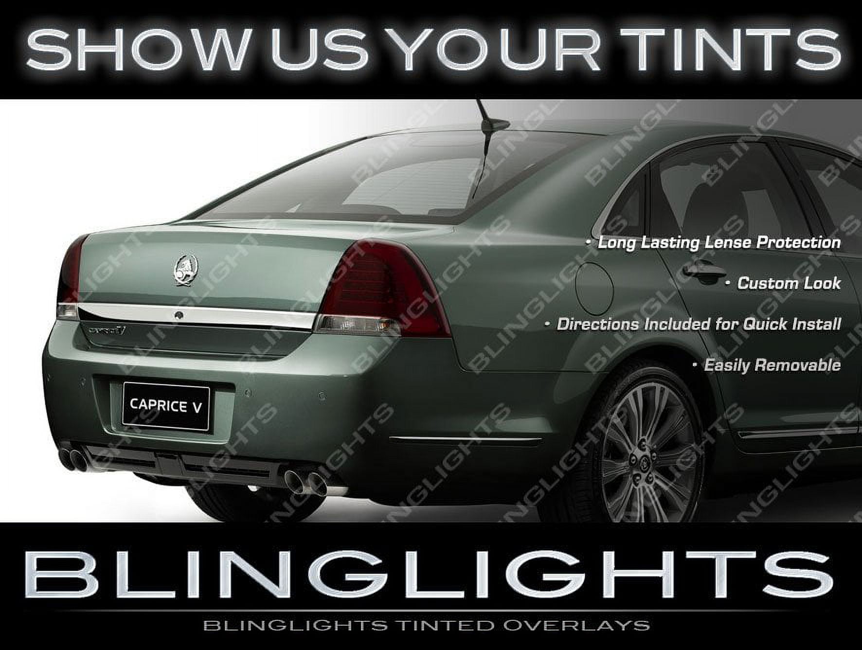 For Chevrolet Caprice Smoked Tail Light Tinted Overlays Kit Chevy ...