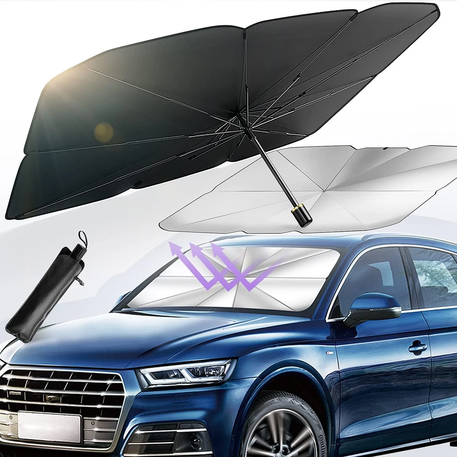 For Chevrolet Car Suv Windshield Umbrella Sun Shade Uv Block Window ...