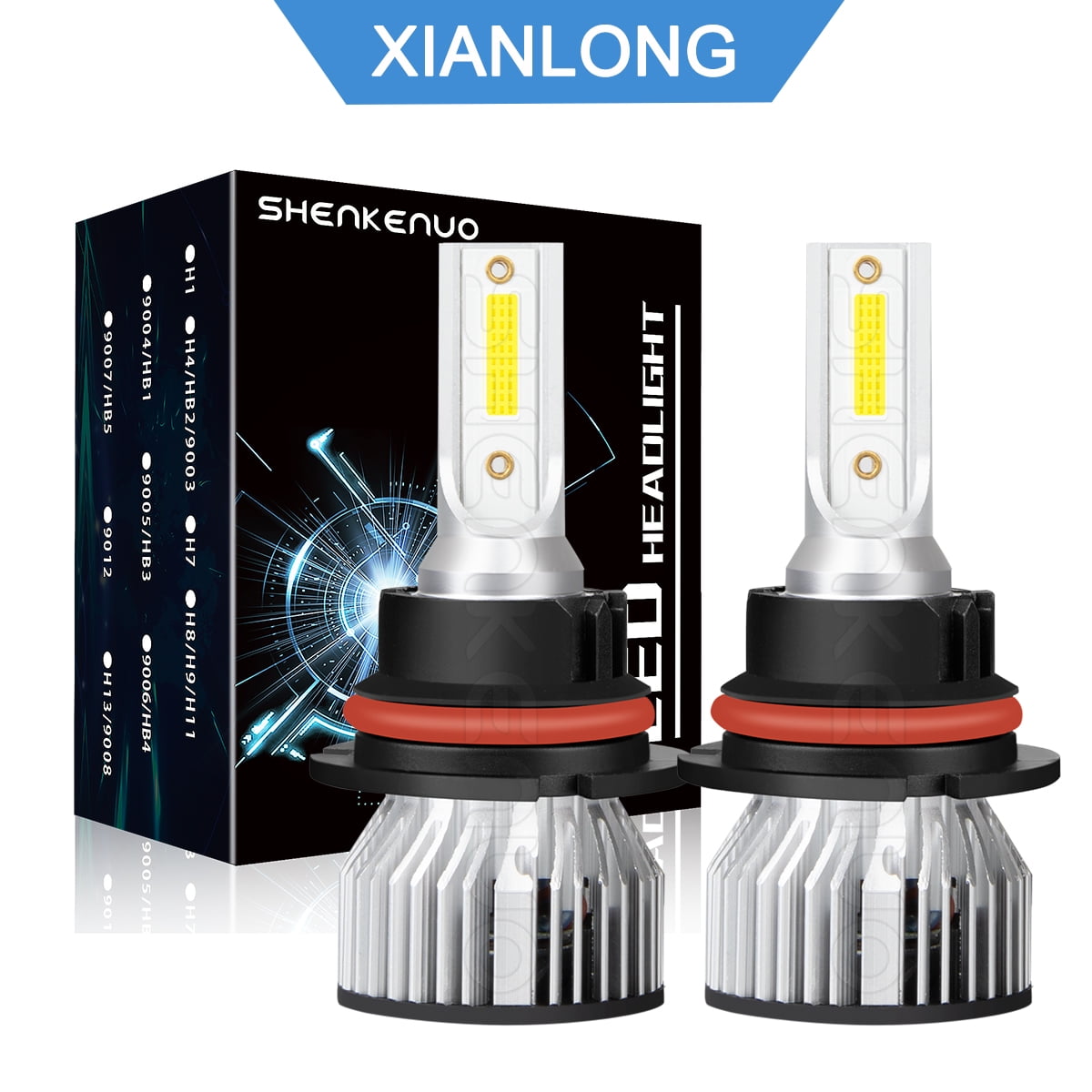 For Chevrolet Chevy Cobalt 2005-2010 LED Headlight,9007 HB5 High Low ...