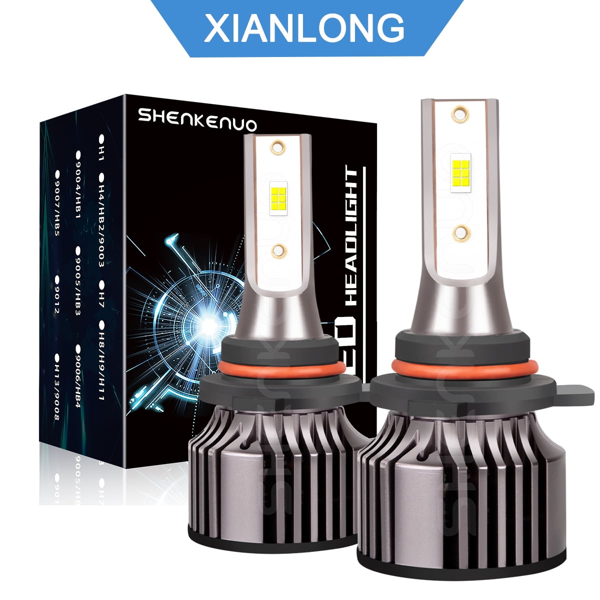 For Chevrolet Chevy Volt 2011-2015 LED Headlight Bulbs 9012 HIR2 High ...