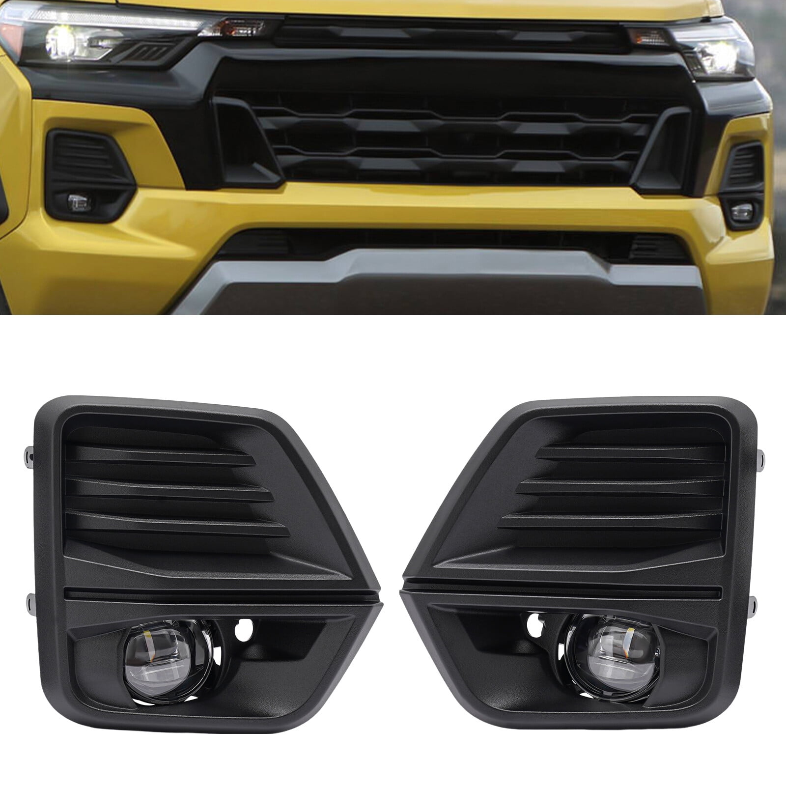 For Chevrolet Colorado 2023 2024 LED Fog Lights Driving Fog Lamps Set ...
