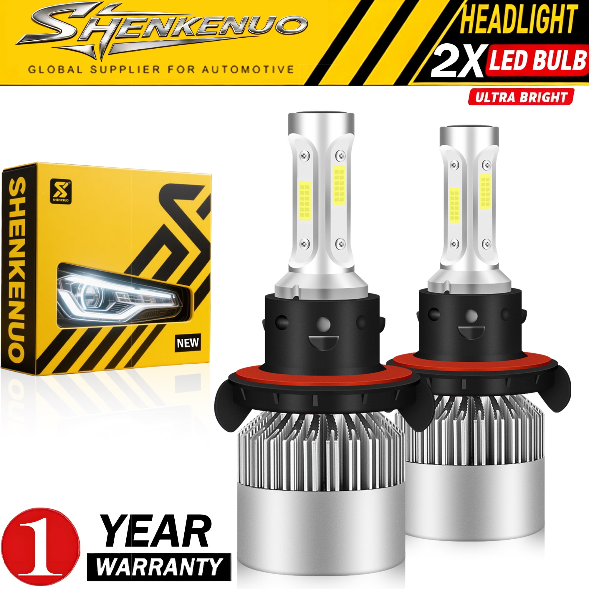 For Chevrolet Cruze 2011 2012 2013 2014 2015 LED Headlight Bulbs H13 ...