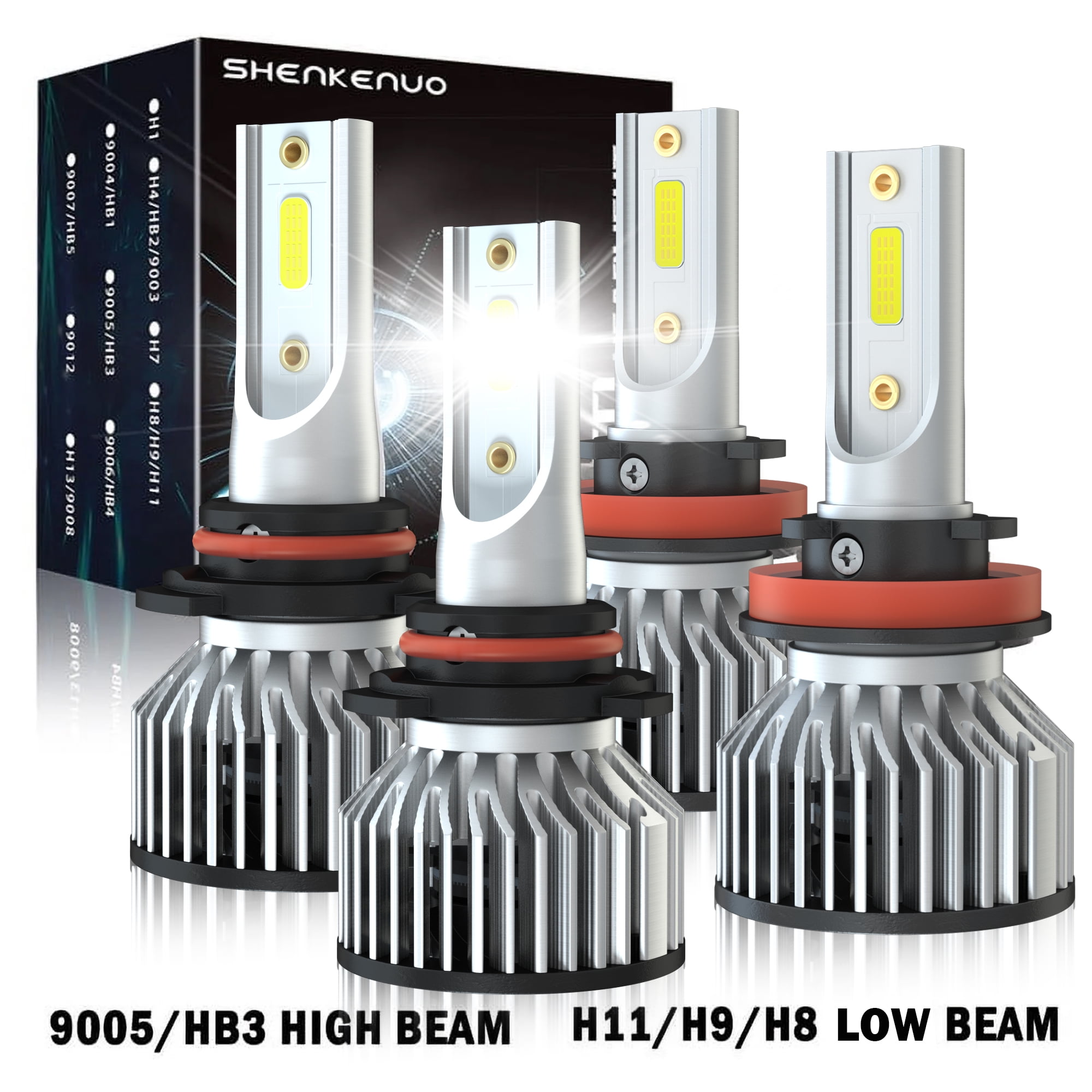 For Chevrolet Cruze 2016 2017 2018 2019 Led Headlight Bulbs 9005 H11 ...