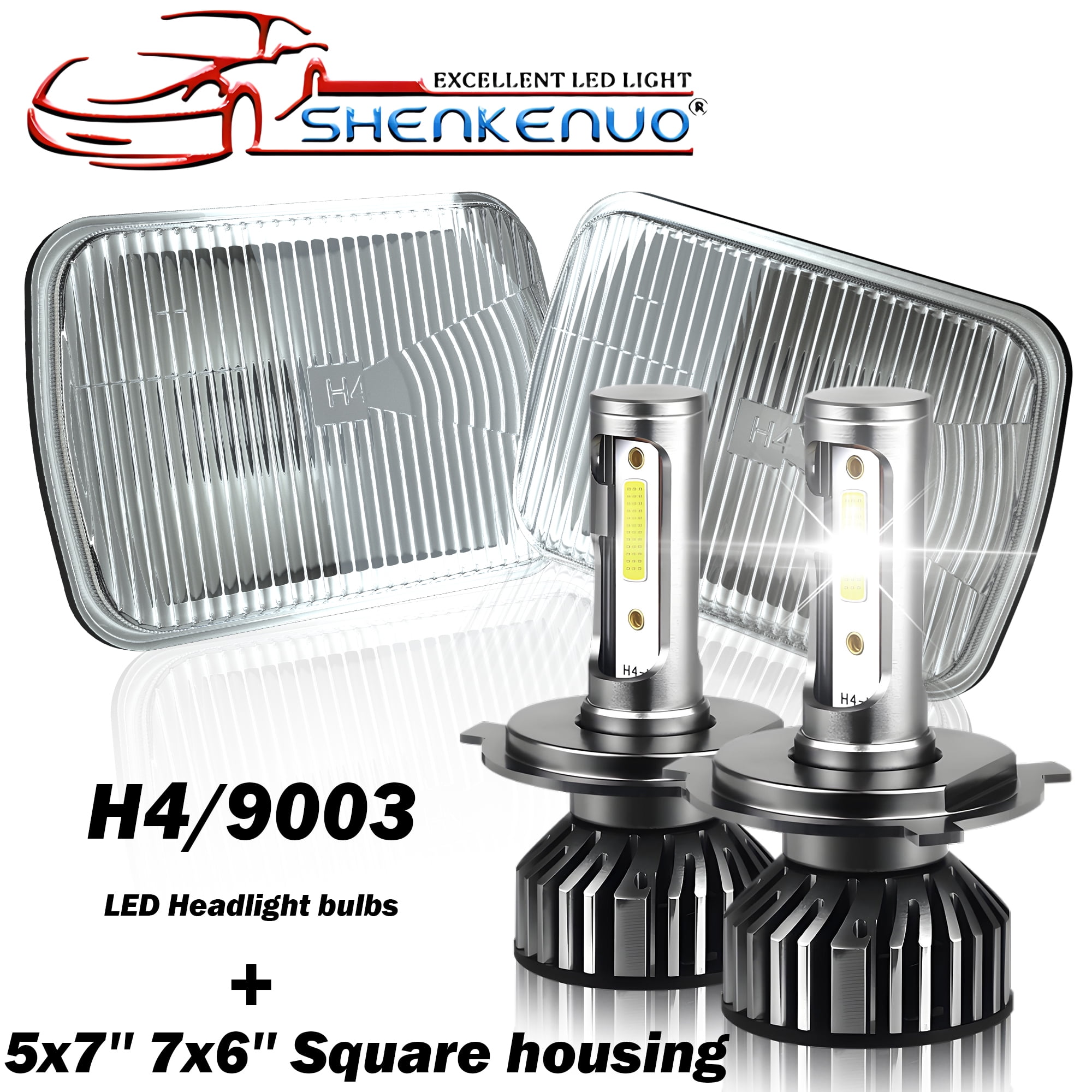 For Chevrolet Express 1500 2500 3500 Astro Cargo Van G10 7x6" Halo LED ...