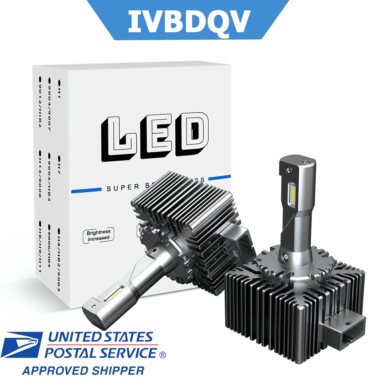 For Chevrolet Impala 2014-2017 LED Headlight Bulb D3S/D3R High/Low Beam ...