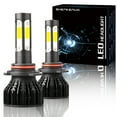 For Chevrolet Impala 2014-2020 LED Headlight Bulbs,9012 High beam and ...
