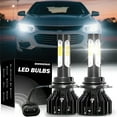 For Chevrolet Malibu 2016-2018 LED Headlight Bulbs 9005 High Beam and ...
