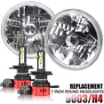 For Chevy Chevelle 1971-1973 Pair 7" inch LED Headlights Round Hi/Lo ...