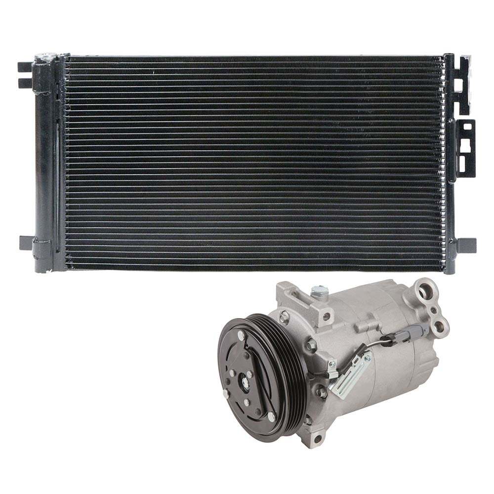 For Chevy Cobalt & Pontiac G5 AC Compressor w/ A/C Condenser & Drier ...