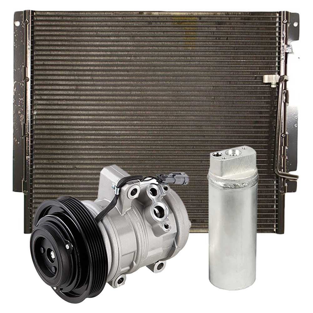 For Chevy Colorado 2009 2010 2011 2012 AC Compressor w/ A/C Condenser ...