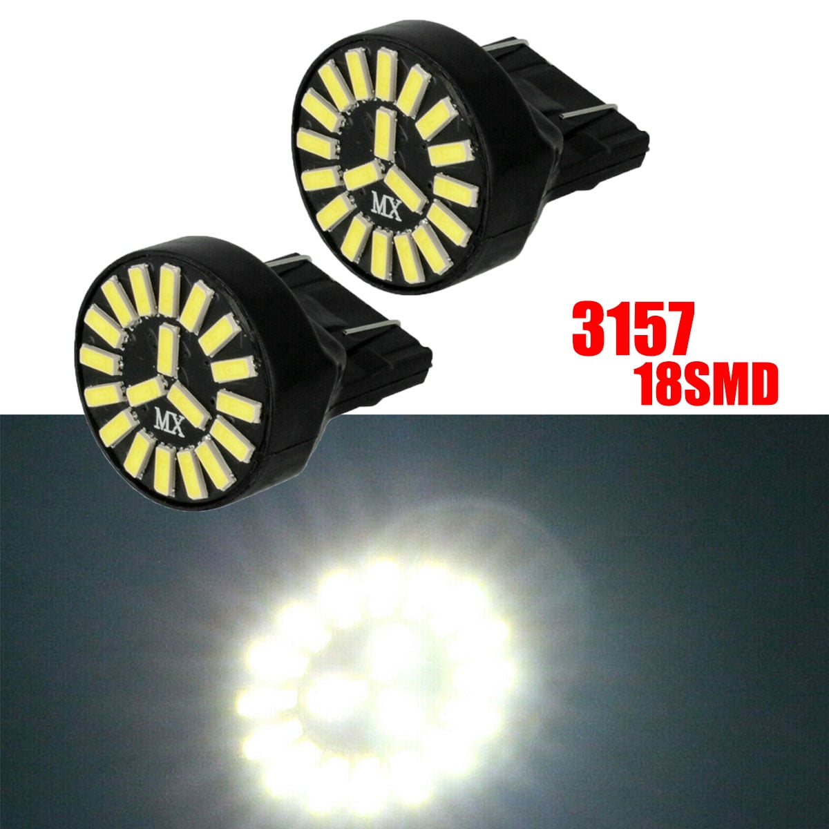For Chevy Corvette C6 2006-2013 3157 3057 White LED Back up Reverse ...