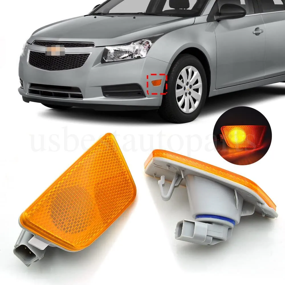 For Chevy Cruze 2011-2015 Front Bumper Reflector Side Marker Light ...