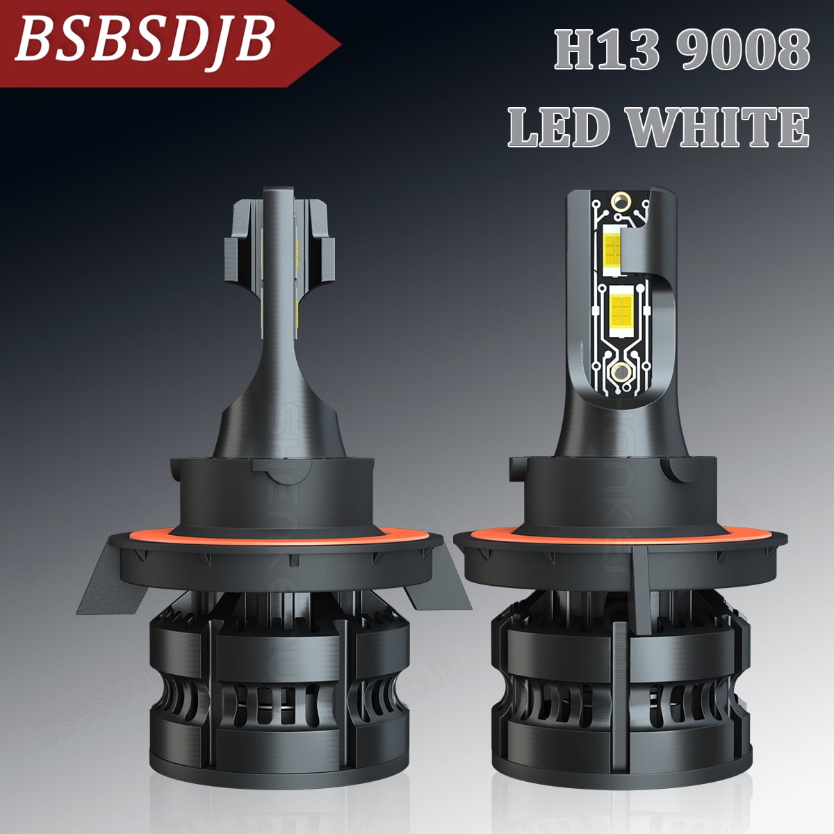 For Chevy Cruze 2011-2016 LED Headlight High/Low Beam Bulbs Kit 6000K ...