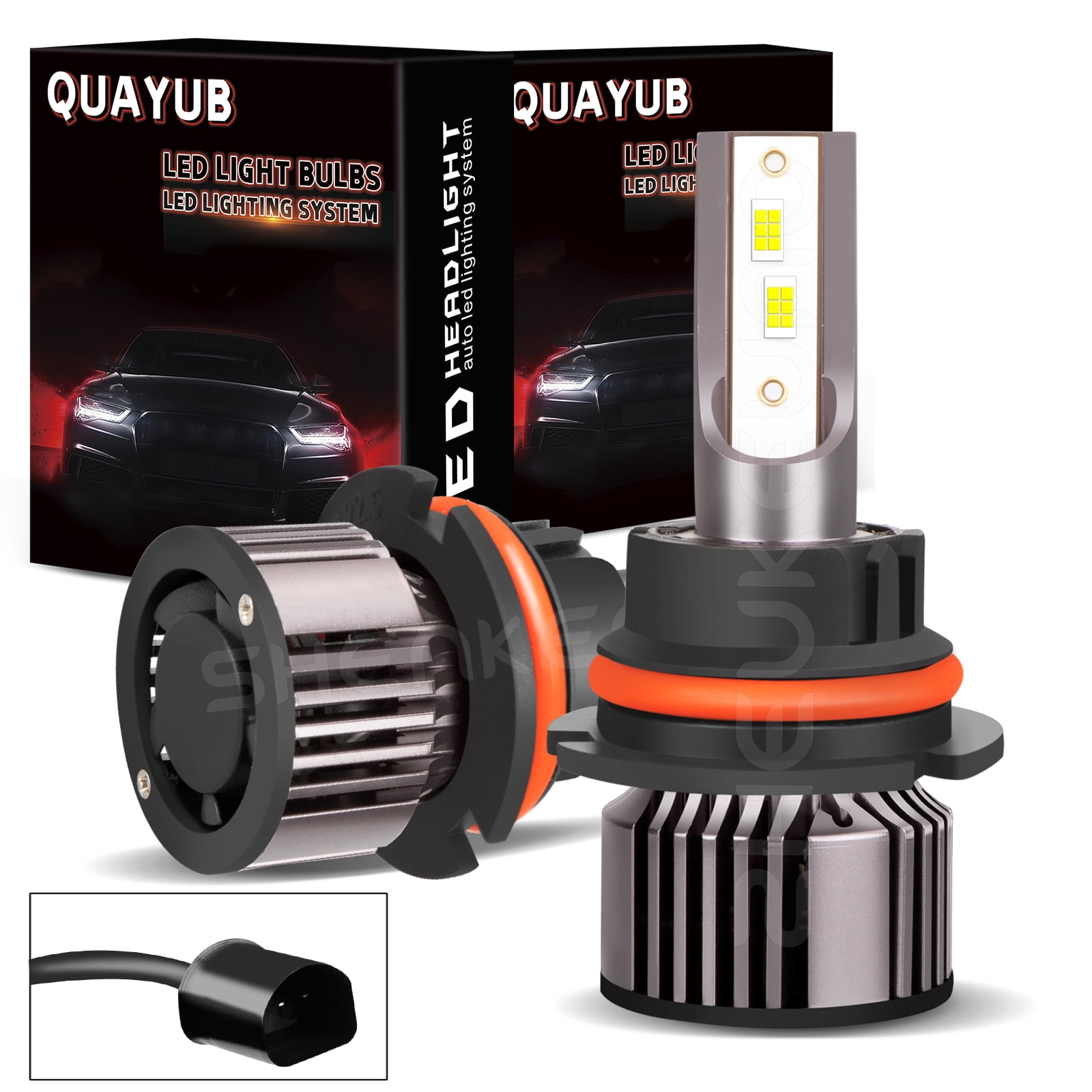 For Chevy Equinox 2005-2009 6000K 2X 9007 LED Headlight High/Low Beam ...