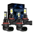 For Chevy Express 1500 2500 3500 LED Headlight Kit 9005 9006 High Low ...