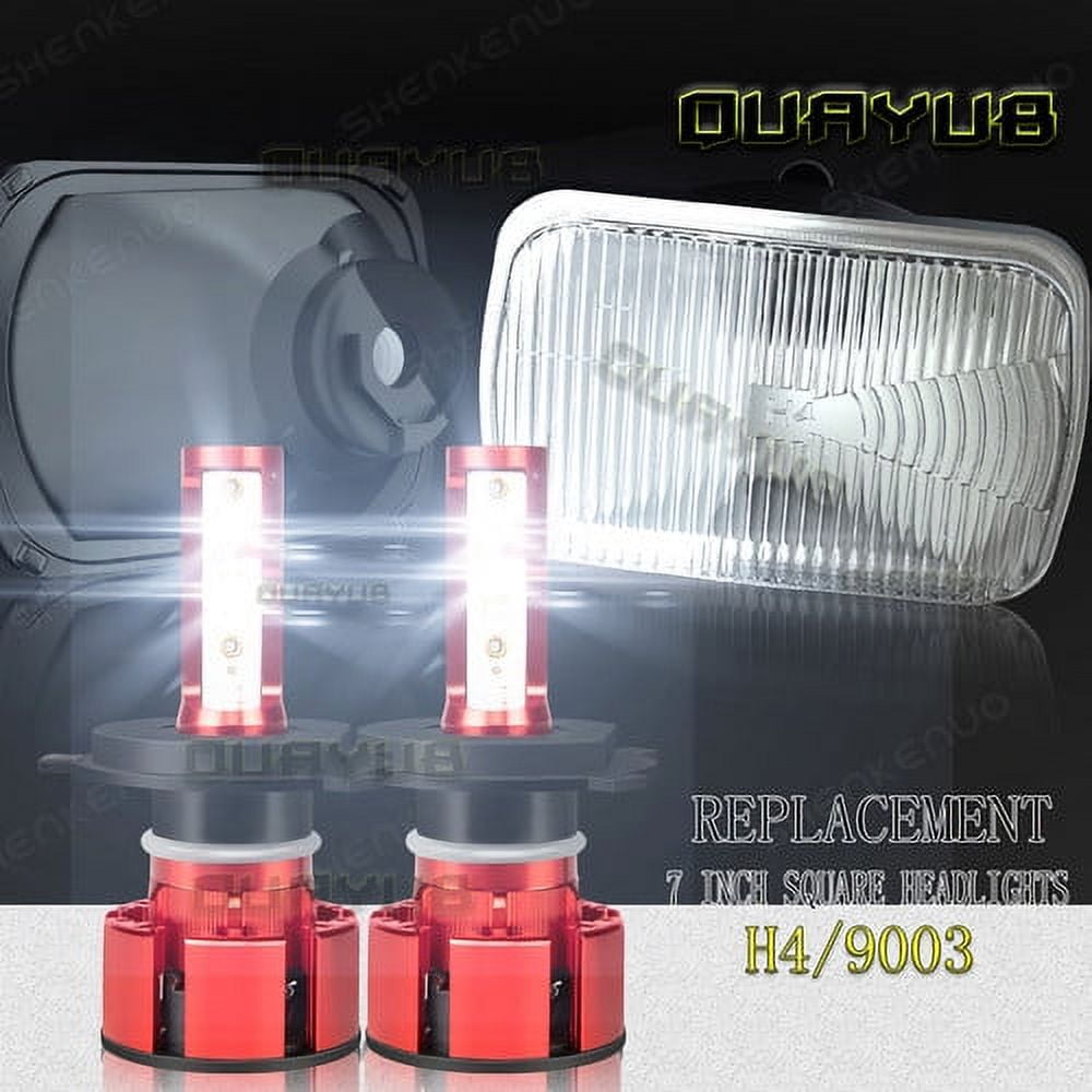For Chevy Express Cargo Van 1500 2500 3500 5x7'' 7x6'' LED Crystal ...