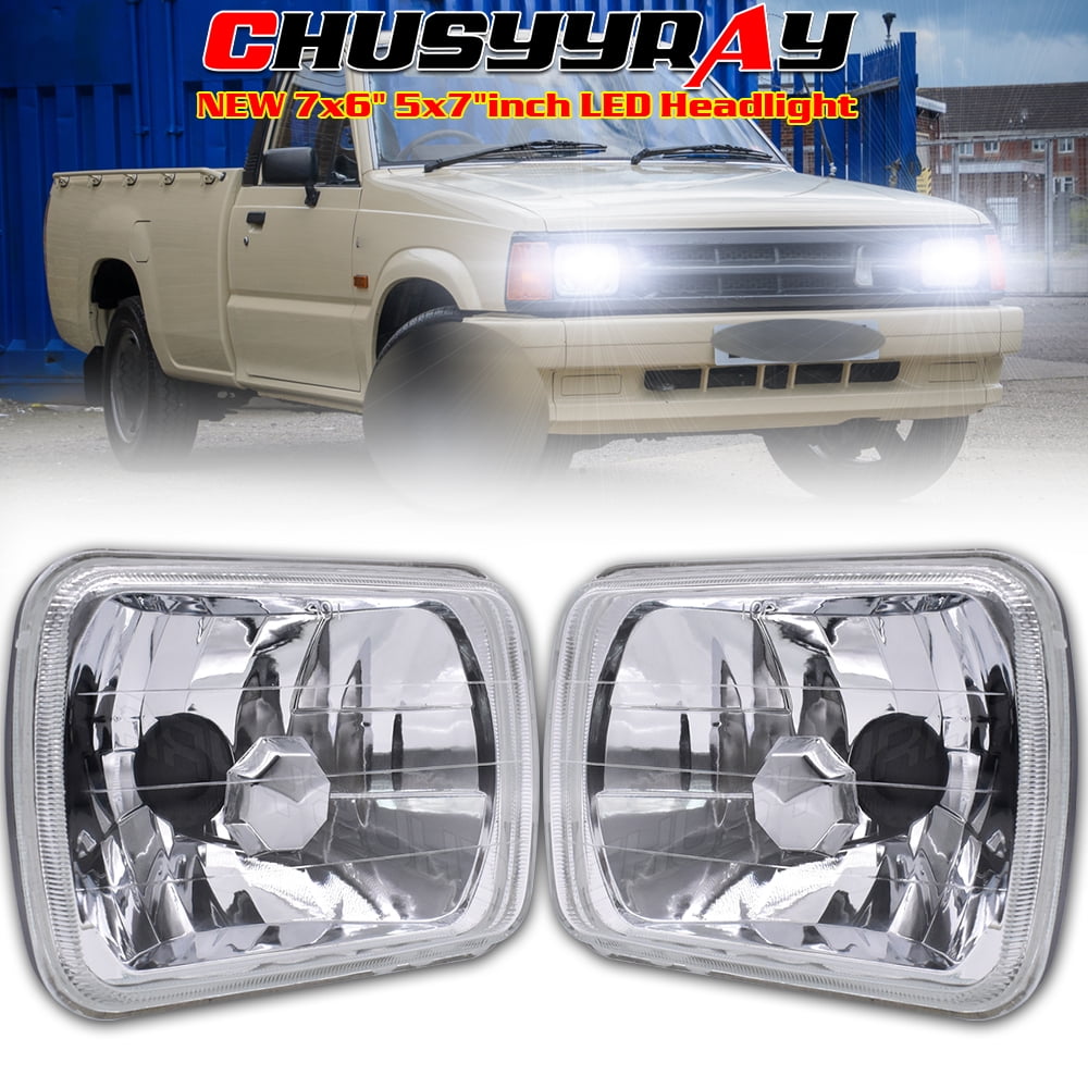 For Chevy Express Cargo Van 1500 2500 3500 Truck Pair 7x6" LED ...