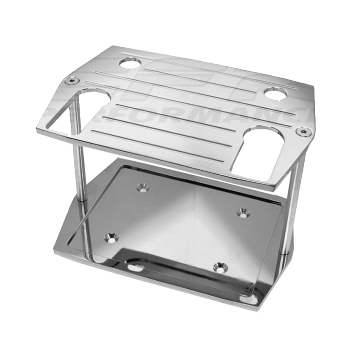 Cobra-Tek For Ball Milled Chrome Billet Optima Group 75 25 Battery Tray ...