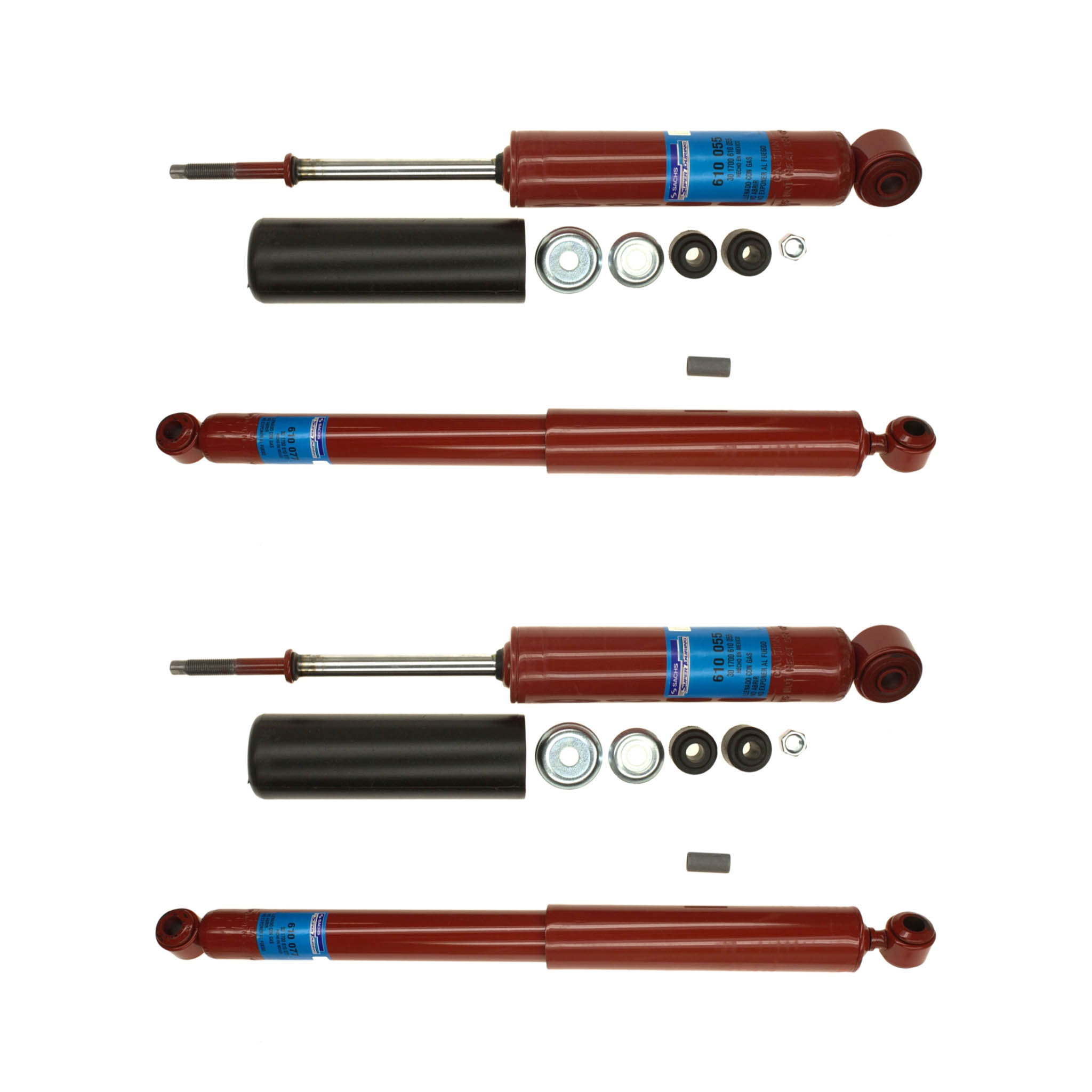 For Chevy LUV Isuzu Pickup Nissan D21 Sachs Front Rear Shocks ...
