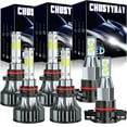 For Chevy Malibu 2013 2014 2015 6x LED Headlight Bulb High+Low Beam ...