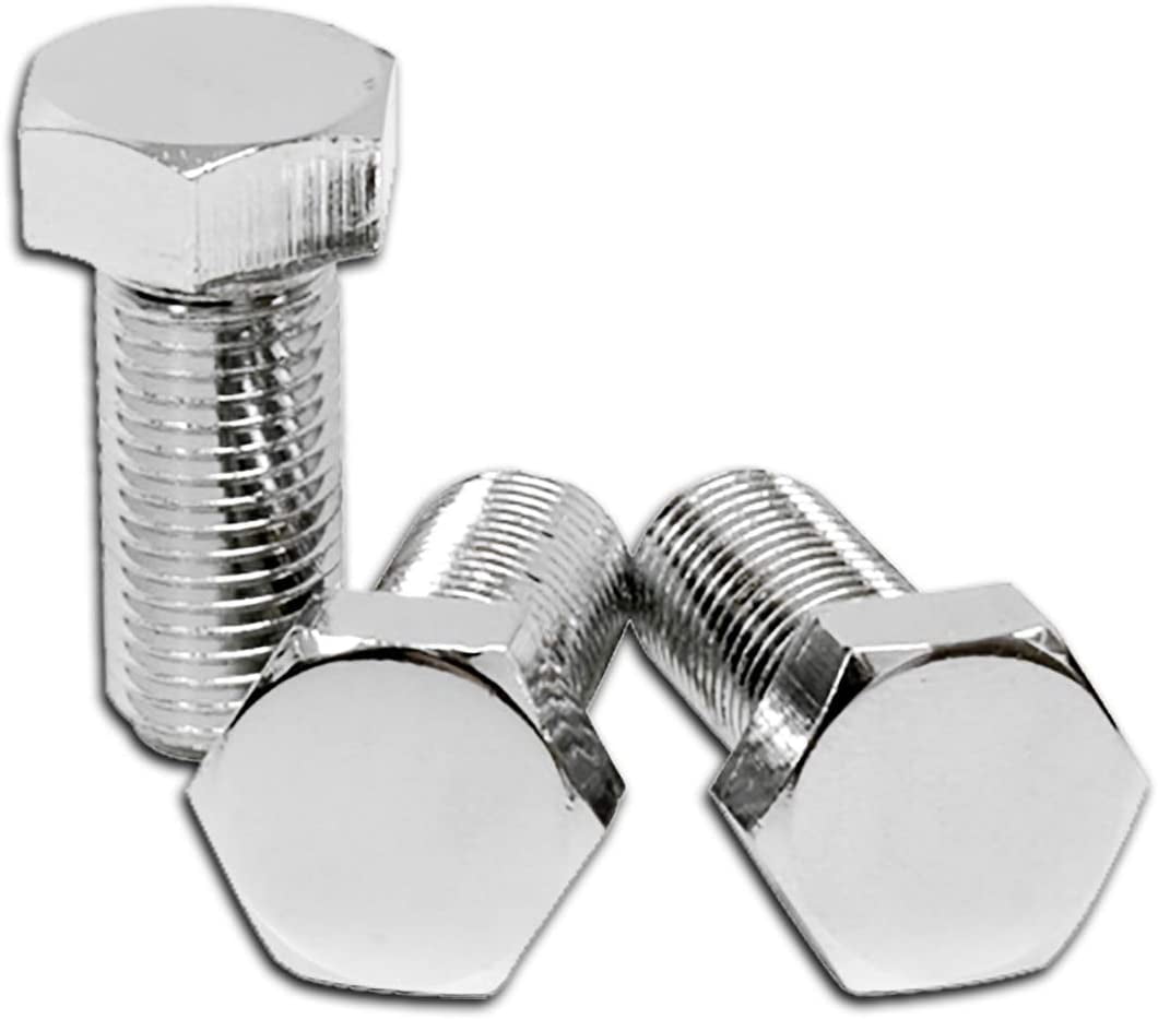 For Chevy SB Crank Pulley Lower Pulley Bolt Kit (3 8"-24 X 1") White ...