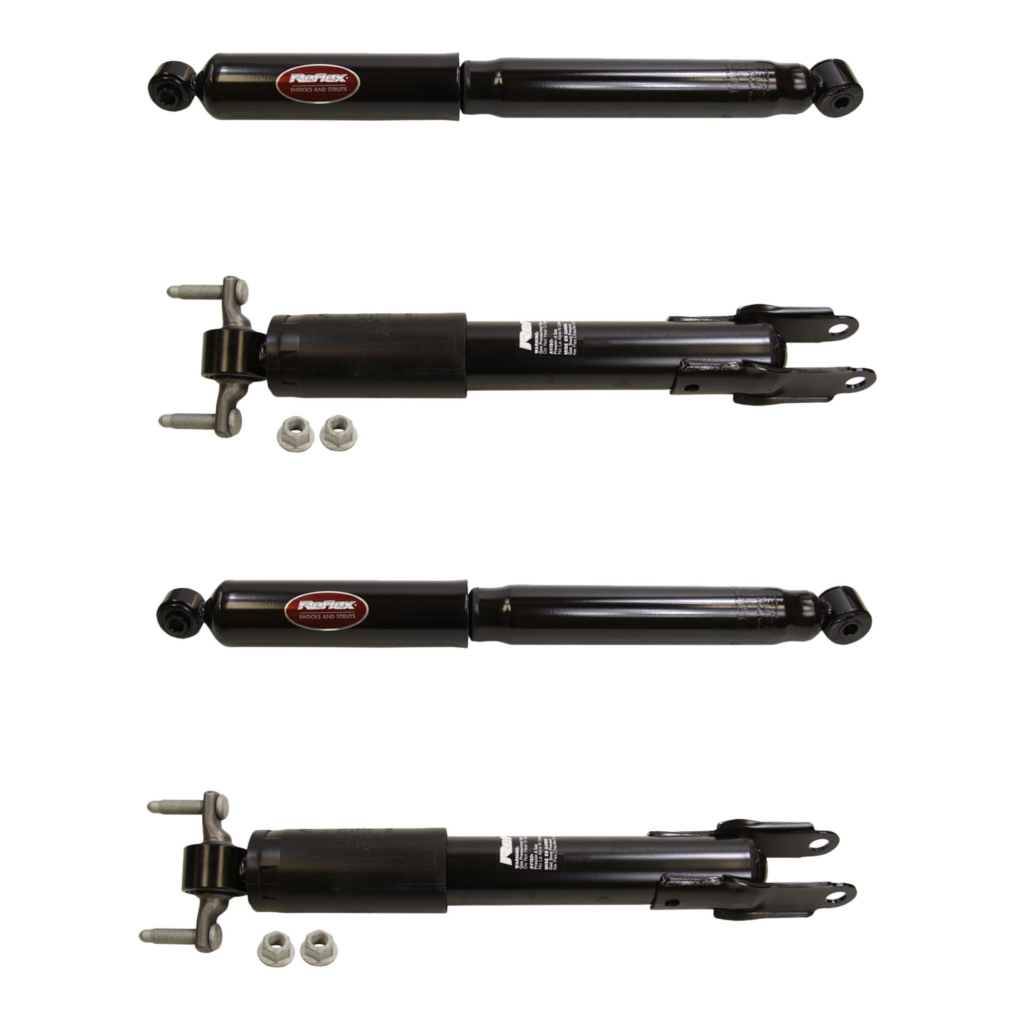 For Chevy Silverado & GMC Sierra Set of 4 Monroe Reflex Shocks ...