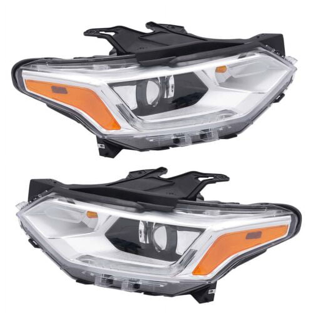 For Chevy Traverse 2018-2020 HID/Xenon LED DRL Headlight Headlamps Pair LH + RH - Walmart.com