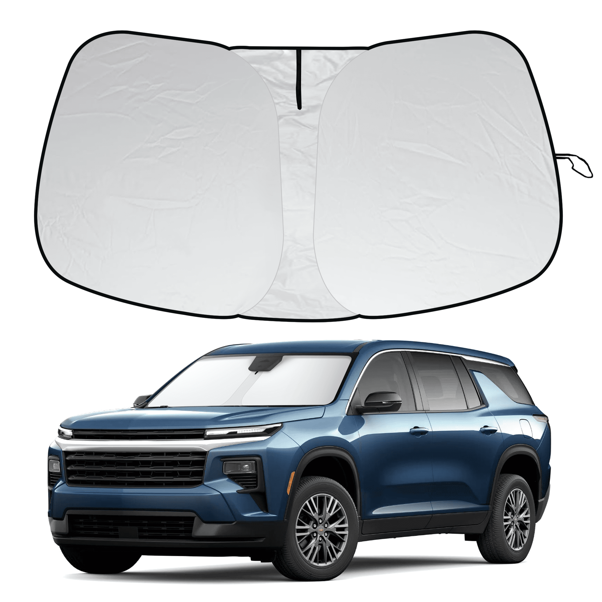 For Chevy Traverse 2018-2024 Windshield Sun Shade Rays Block Shield ...
