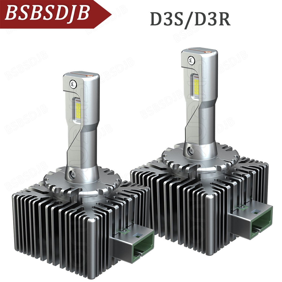 BSBSDJB D3S/D3R LED Headlight Bulbs Kit, 6500K Super Bright White, High ...