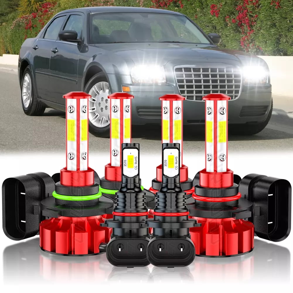 For Chrysler 300 2005-2010 - LED Headlight High Low Beam Fog Light ...