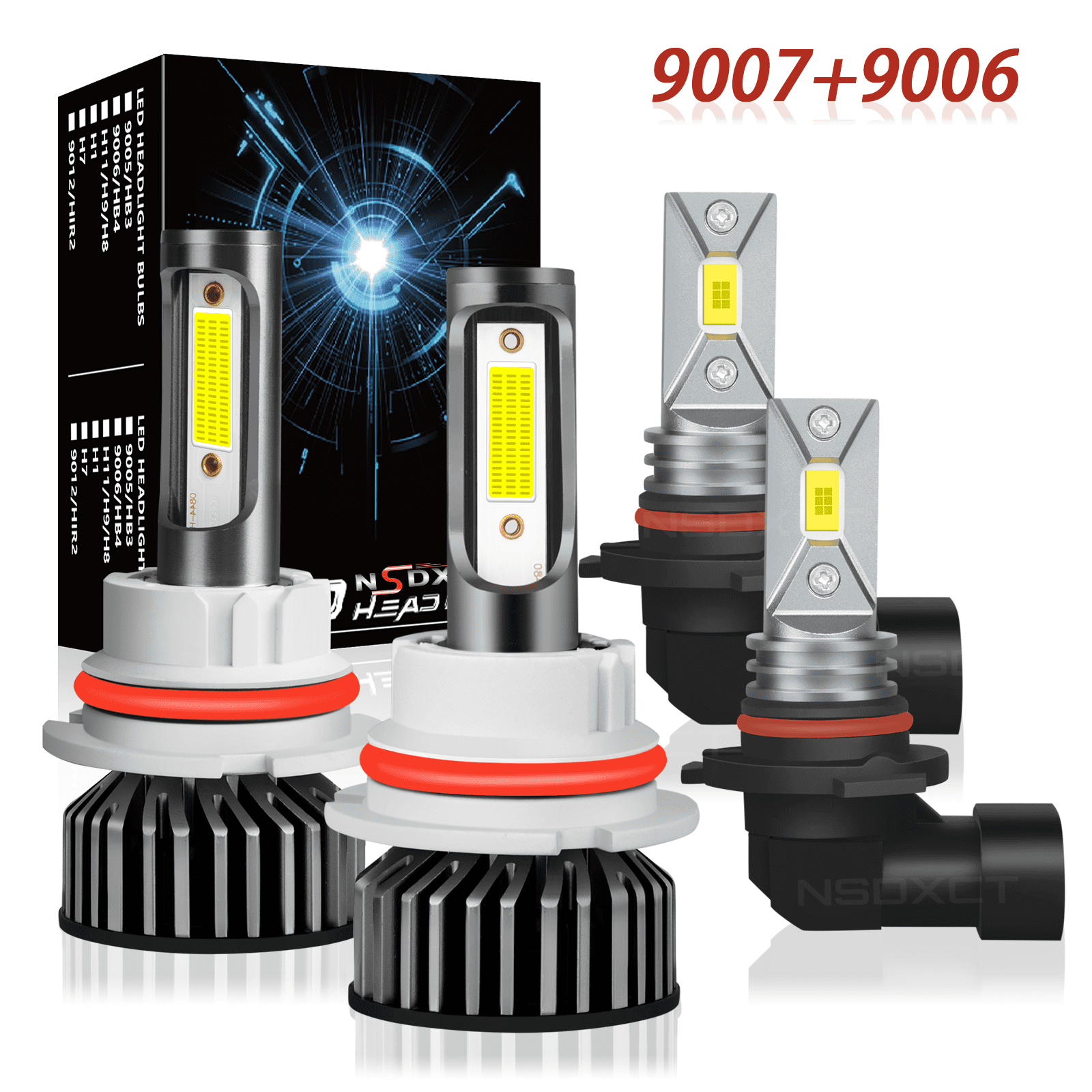 For Chrysler Sebring 1996-2006 Combo LED Headlights High Low Beam Fog ...