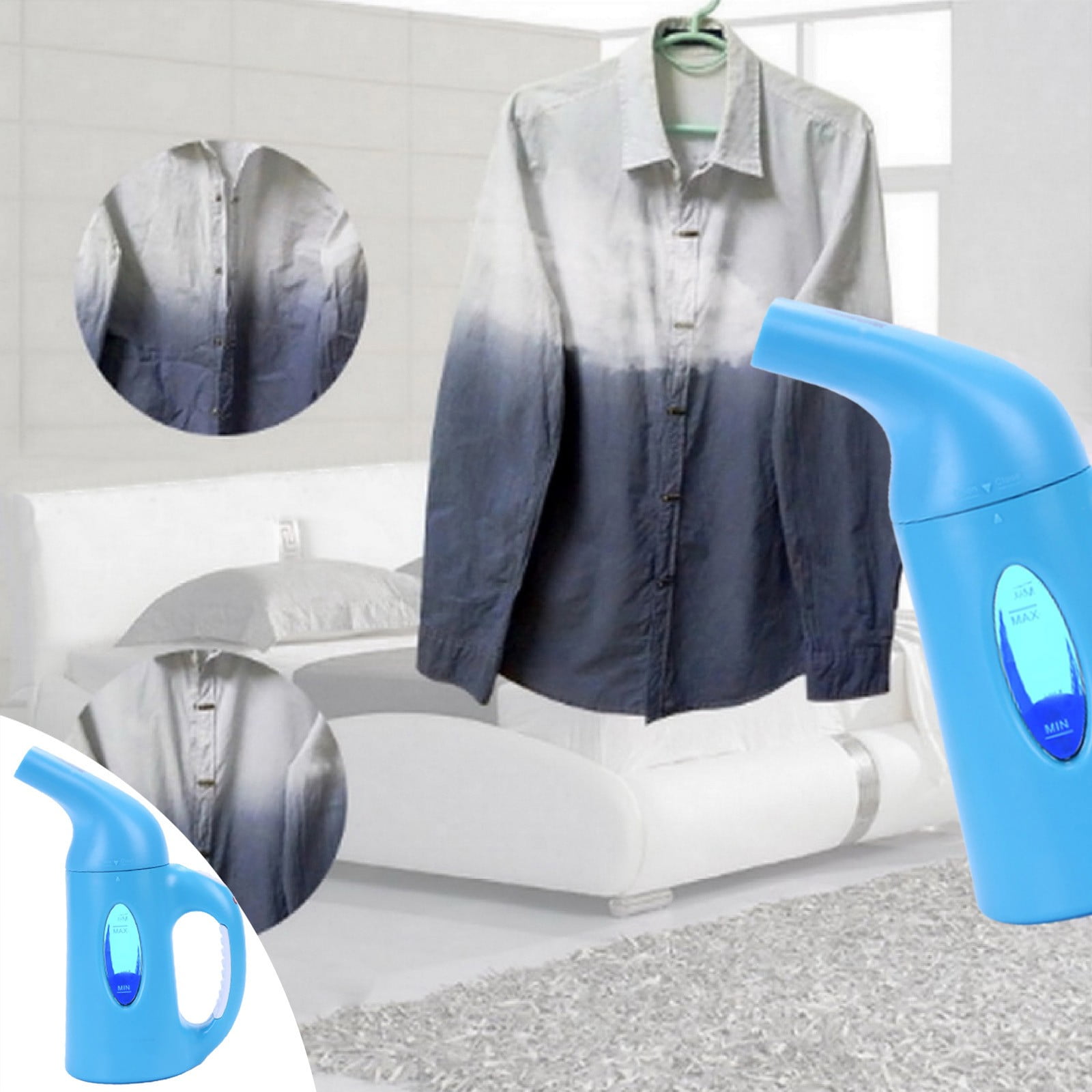 For Clothes, Powerful Handheld Clothing, Portable Travel Steam Iron ...