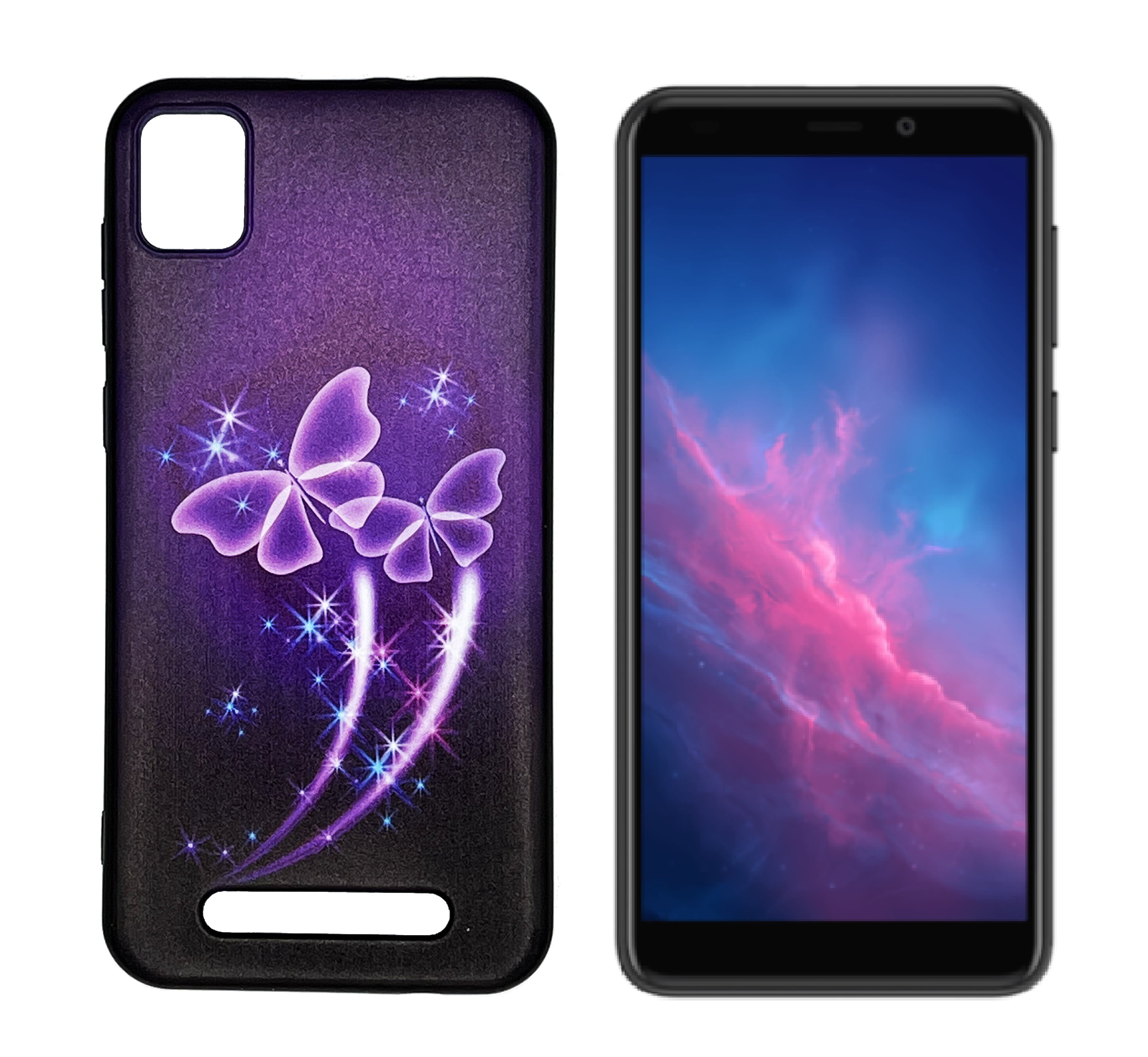 For Cloud Mobile Stratus C7 TPU 1-Piece Cover Phone Case - Purple ...