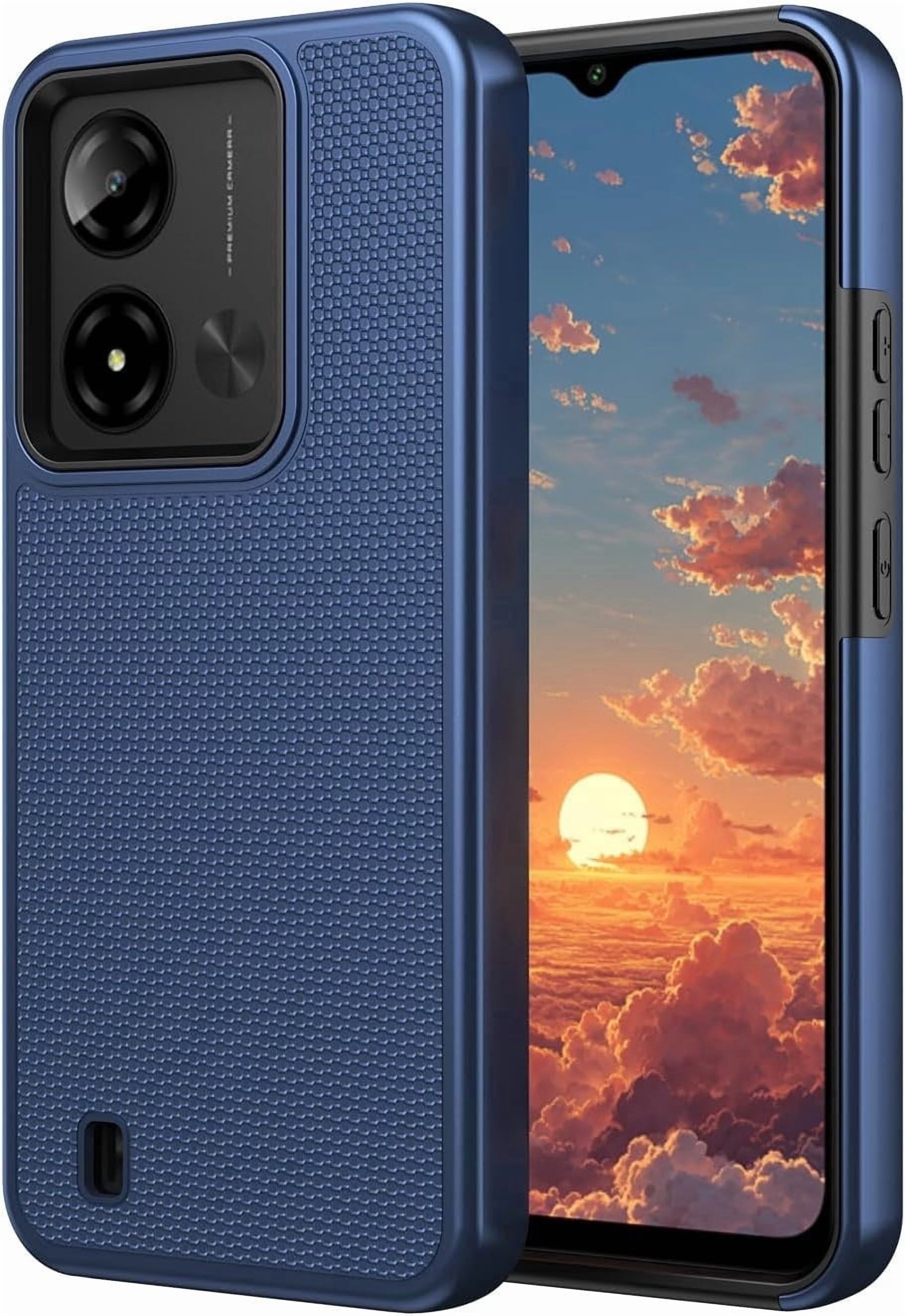 For Cloud Mobile Stratus C8 Prime MC8B654B Shockproof Hybrid Cell Phone ...