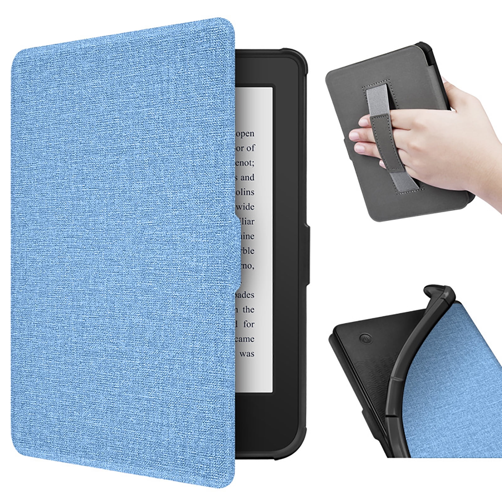 For Color 6inch Case Soft Back Ereader Protective Case with Hand Straps ...