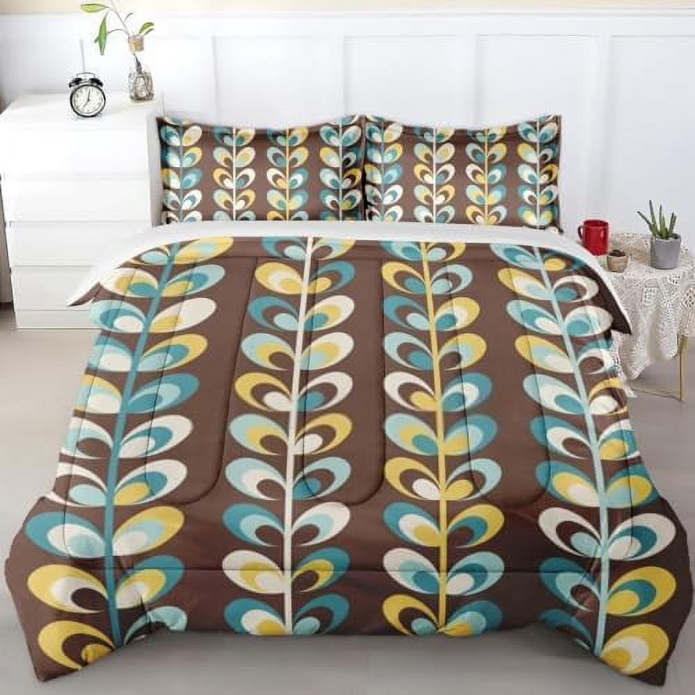 For Comforter Set Full Size, Greek Retro Vintage Music Bedding Set for ...