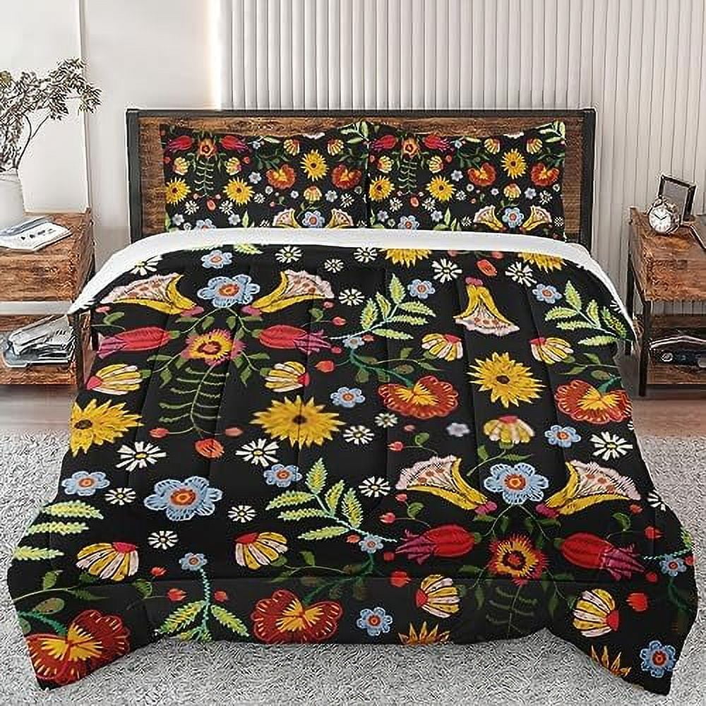 For Comforter Set Queen Size, Tribal African Vintage Brown Soft Bedding ...