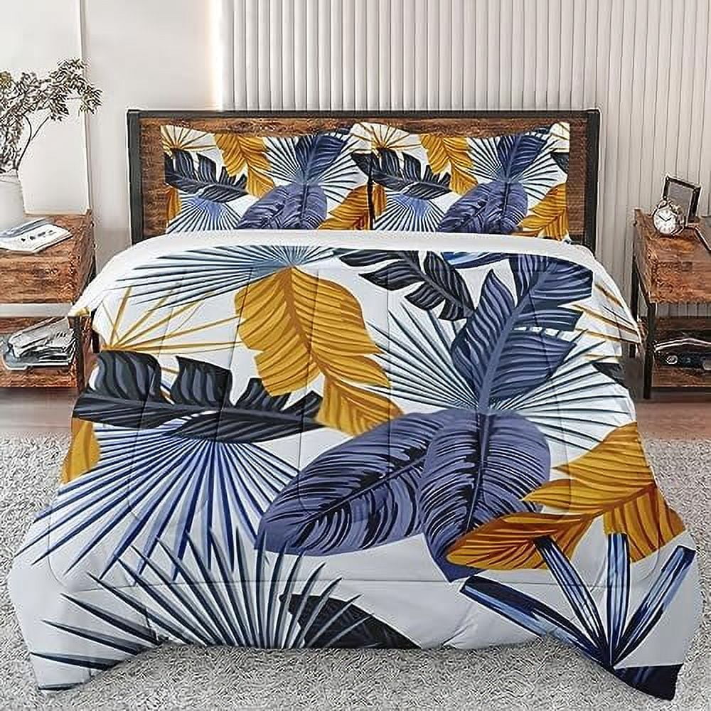 For Comforter Set Twin Size, Hawaiian Tropical Floral Flower Soft ...