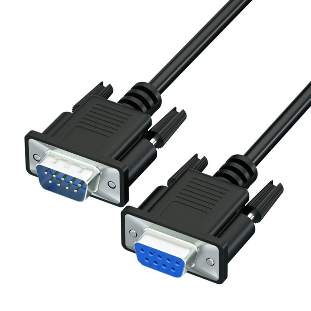 For Computer Projector Male to Female Video Cord 9 Pin DB9 Straight ...