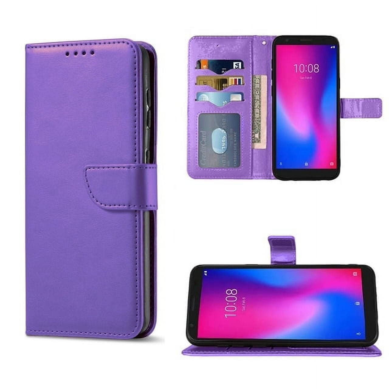 For Consumer Cellular IRIS Connect SH4650 Wallet Pouch Cover Phone Case ...