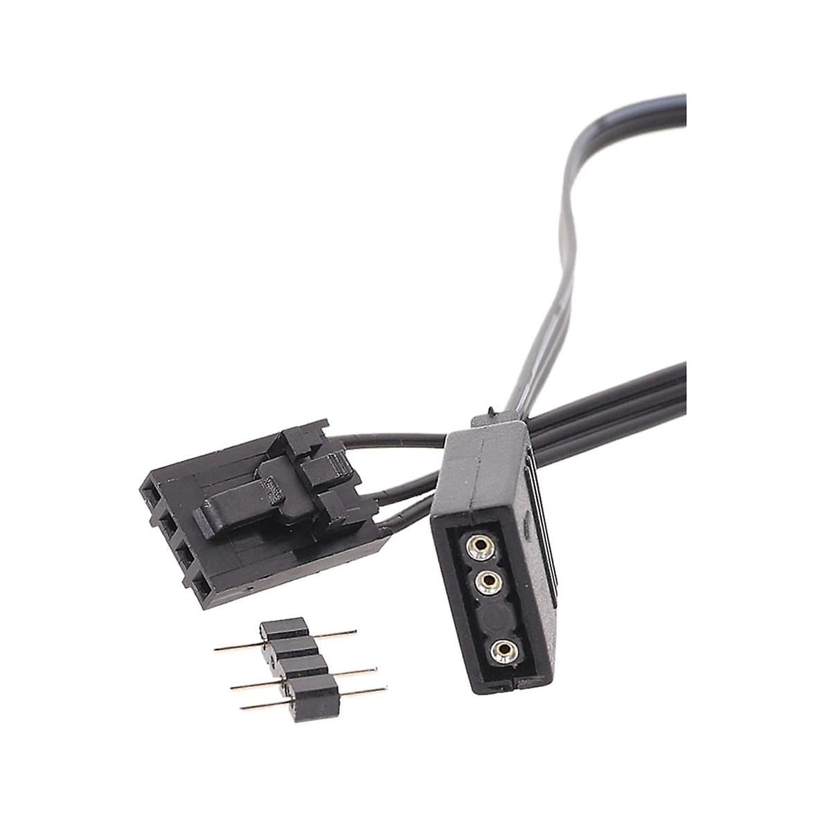 For Corsair 4PIN RGB to Standard ARGB 3-Pin 5V Adapter Connector RGB Cable 25cm - Walmart.com