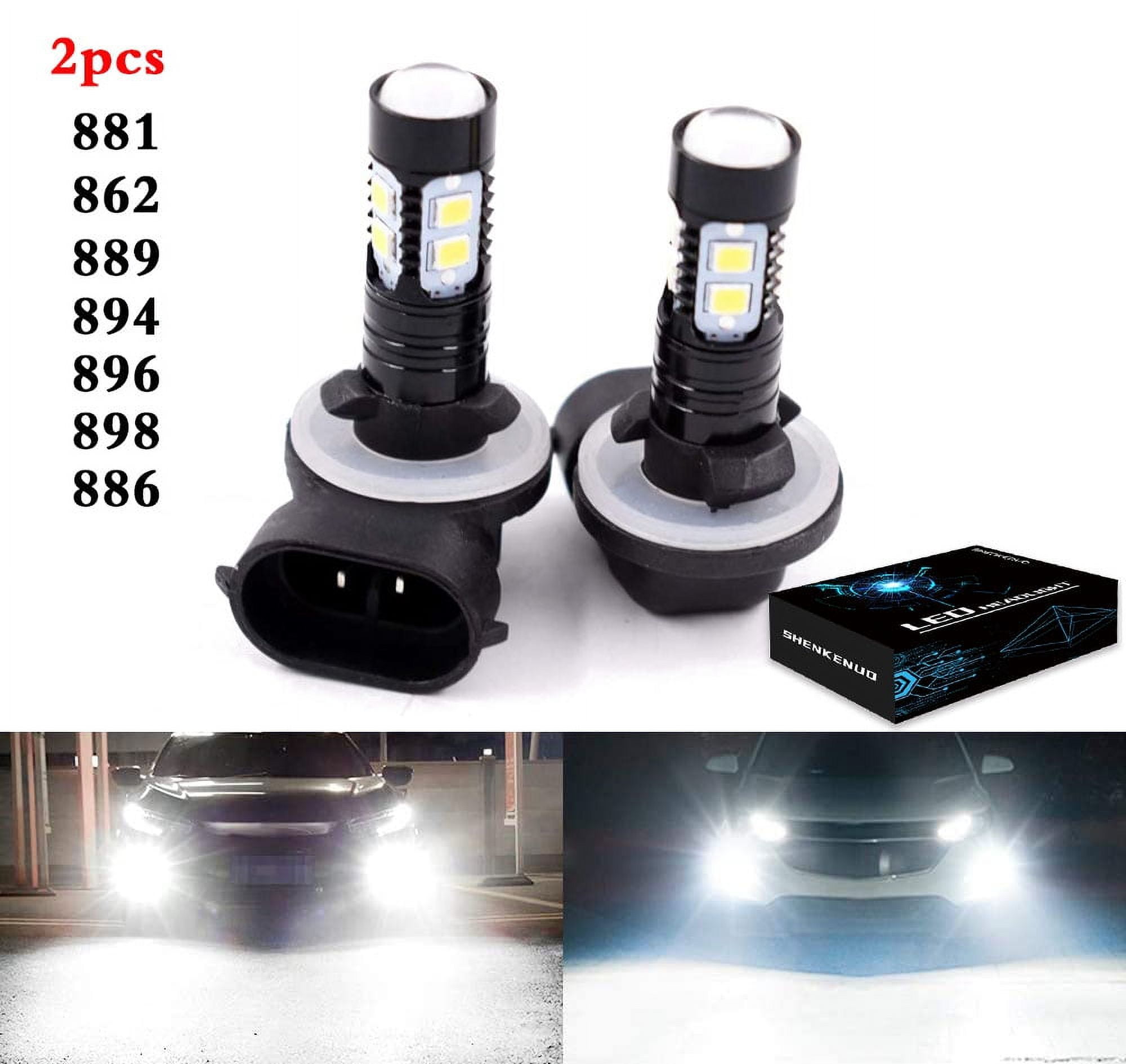 For Corvette c4 1984-1996 50W LED Fog Light Conversion Bulbs Kit 2PCS ...