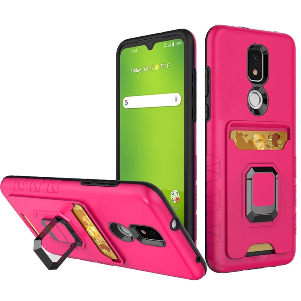 For Cricket Icon 3 (2021) Wallet Case Designed with Credit Card Holder ...