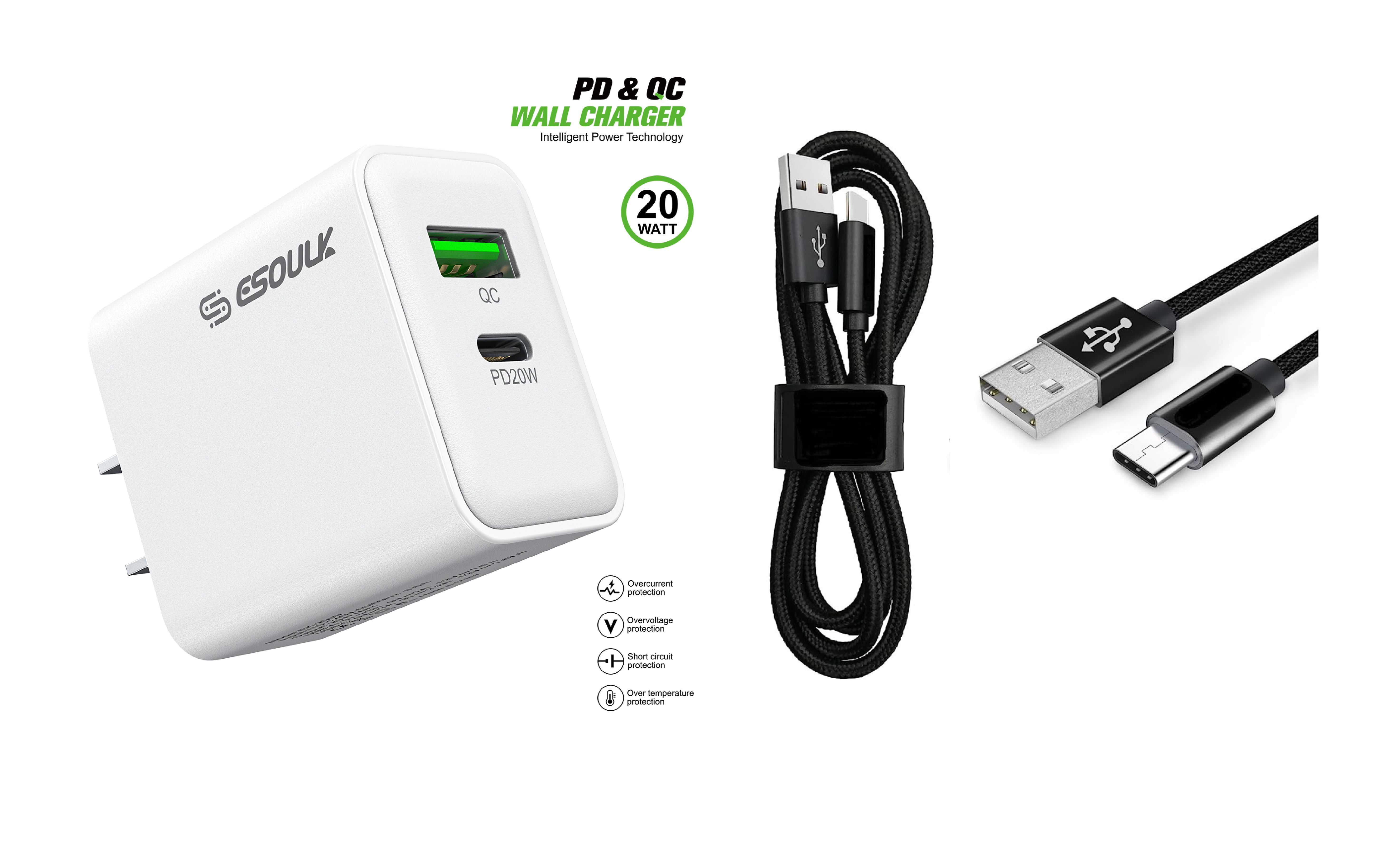For Cricket Icon Plus 2026 SN333 20W Fast Home Wall Travel Charger ...