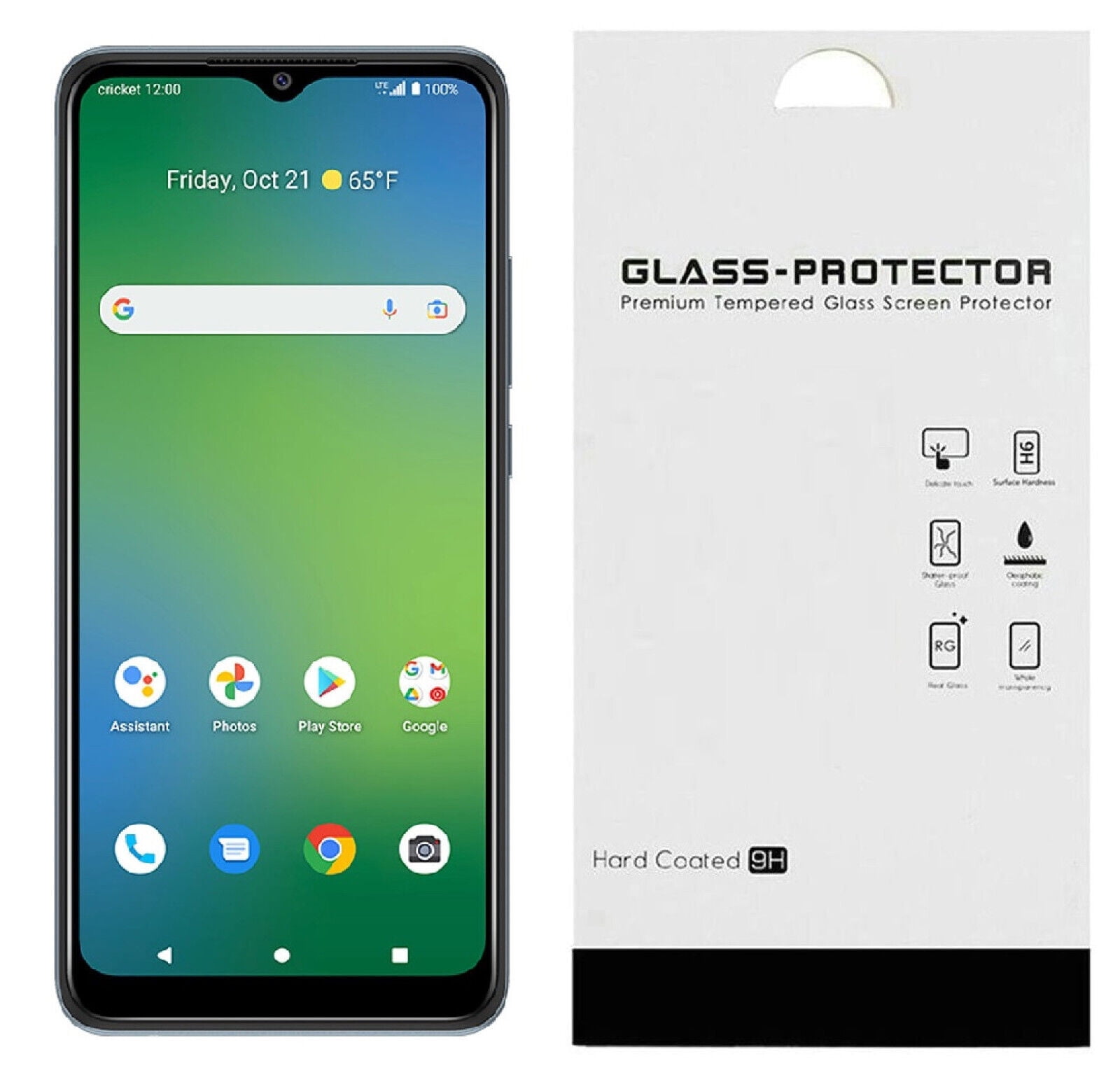 For Cricket Magic 5G 2023 2x Tempered Glass Screen Protector - Walmart.com