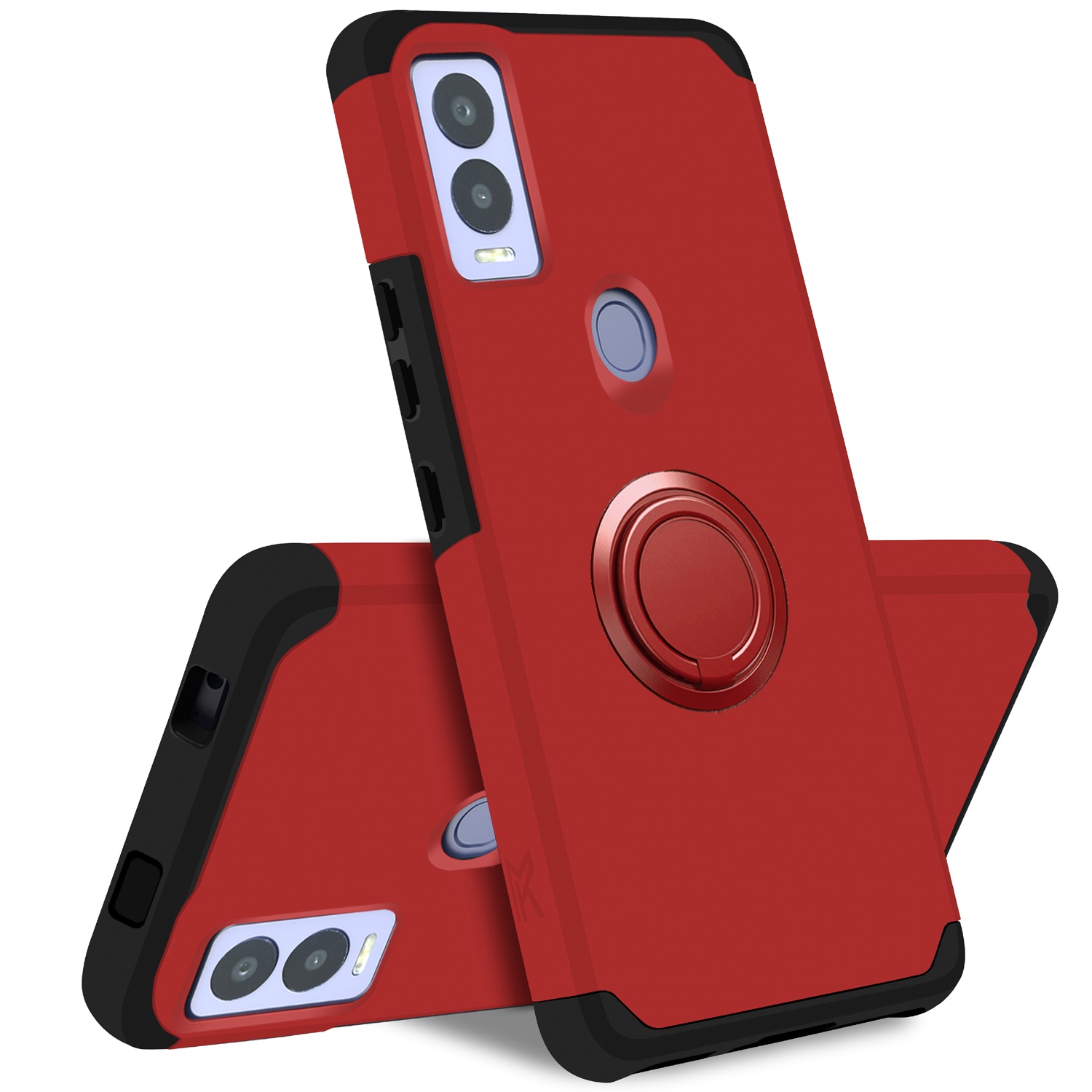 For Cricket Magic 5G Kickstand Hybrid with Built-in 360° Rotate Ring ...