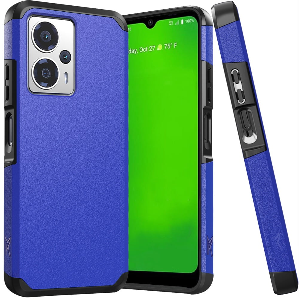 For Cricket Outlast 5G 2024 Tough Strong Hybrid + Tempered Glass ...
