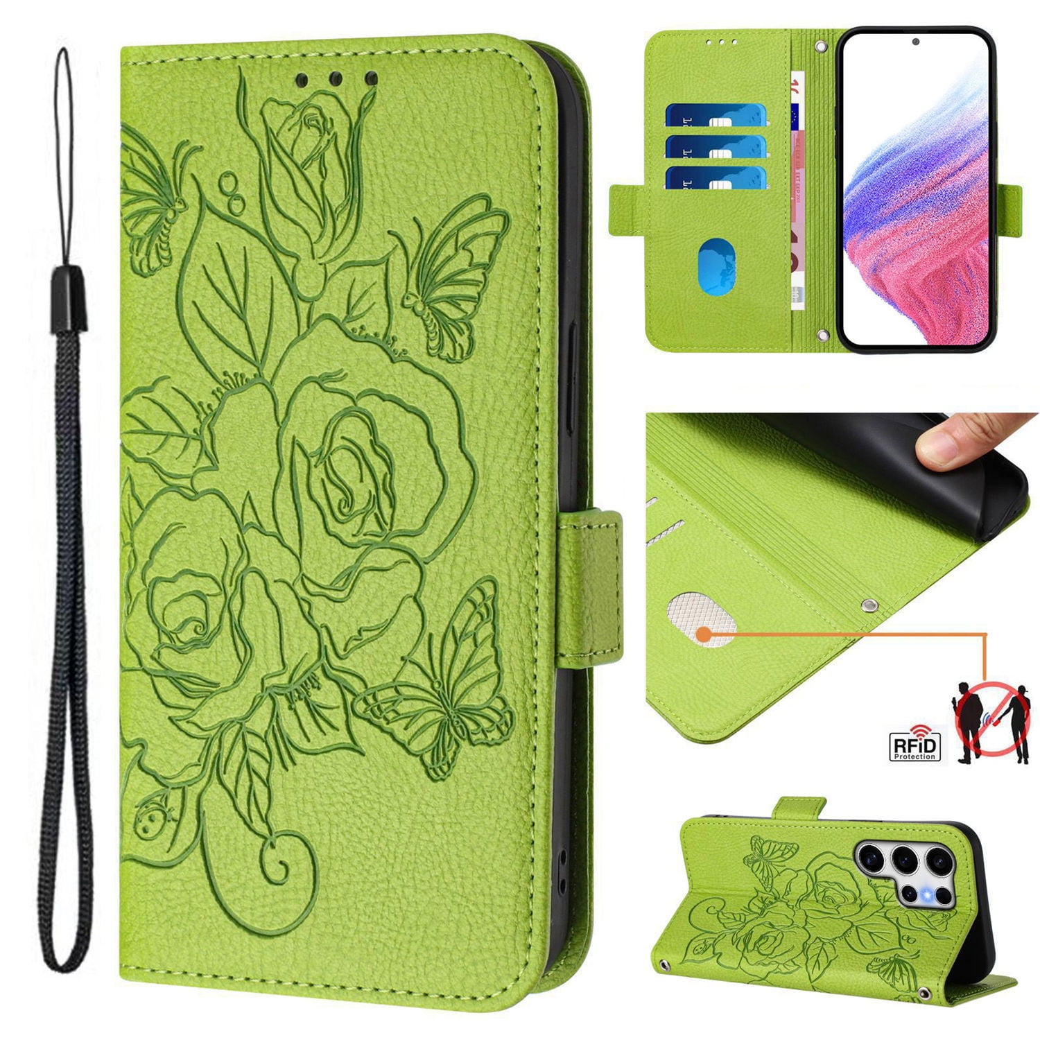 For Cricket Outlast 5G 2024 Wallet Case with Card Holder Magnetic For ...