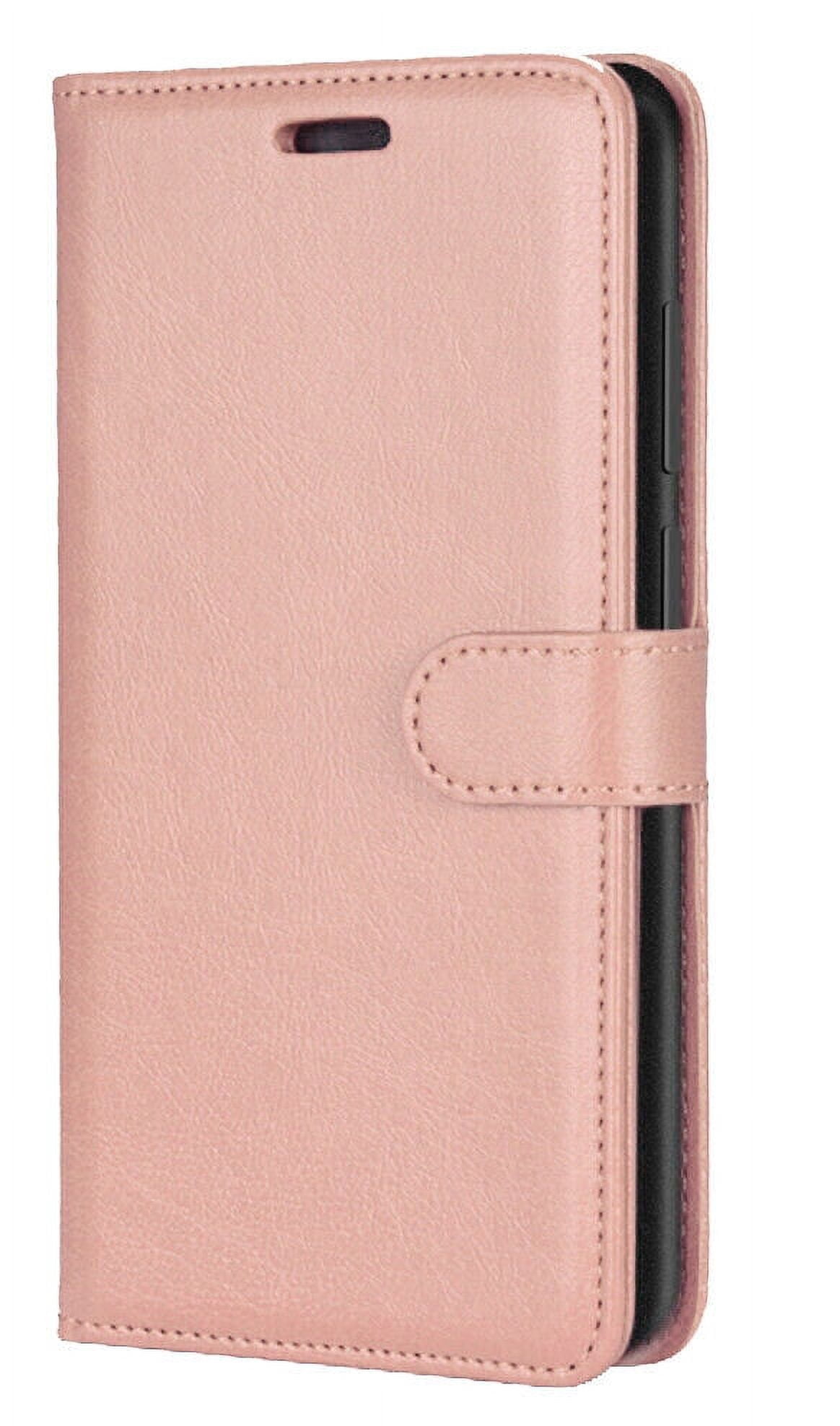 For Cricket Outlast U680AC Wallet Pouch Cover Phone Case - EM Rose Gold ...